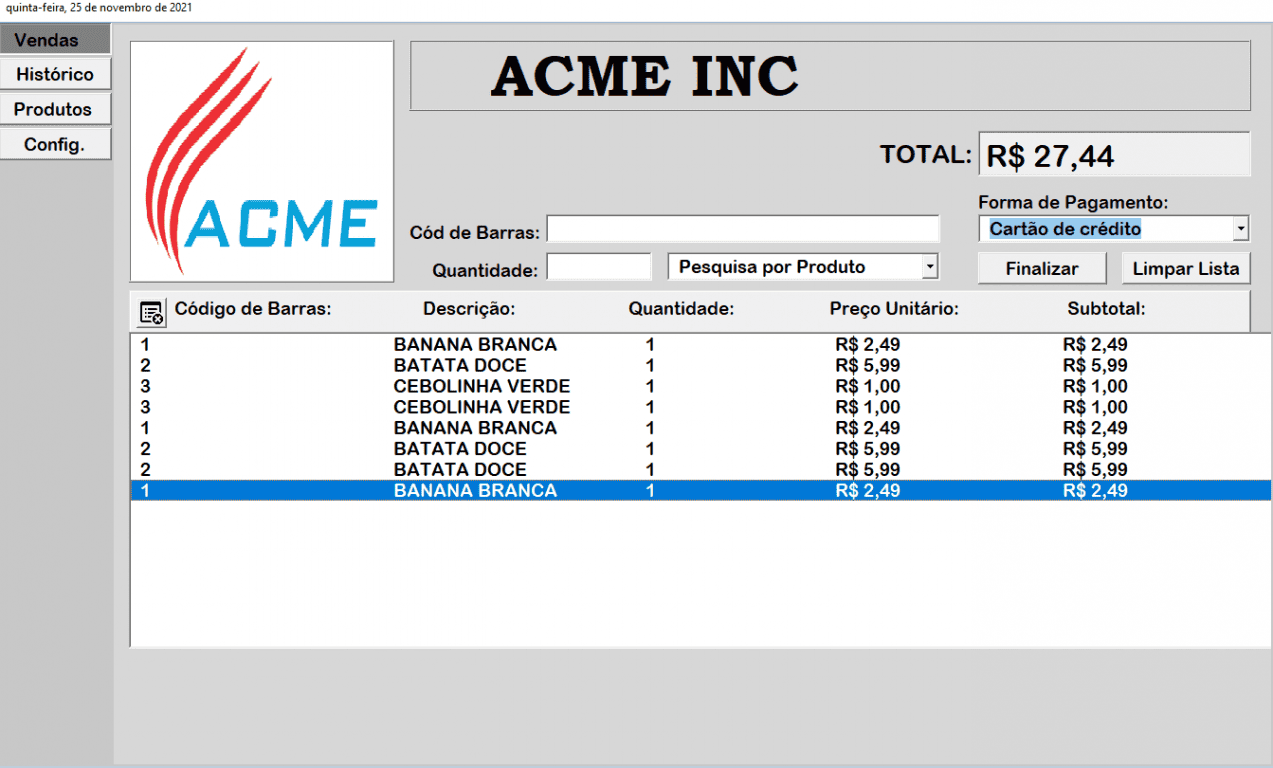 PDV Excel - Planilha para Frente de Caixa